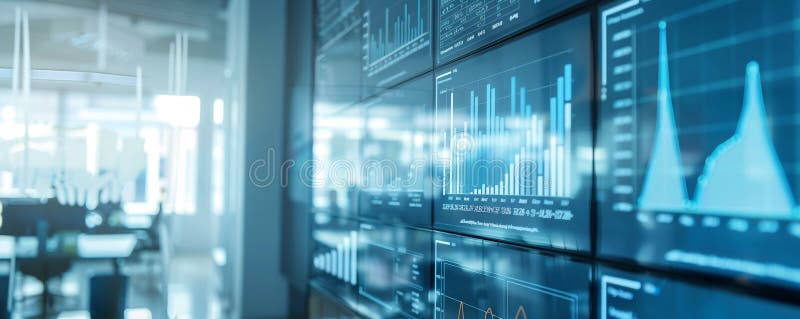 Success Metrics Displayed on a Clear Poster, Dynamic Office Stock ...