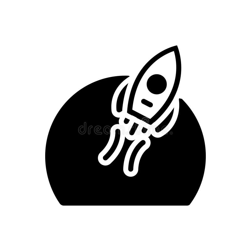 Black Solid Icon for Success Mission, Operation and Exploration Stock ...