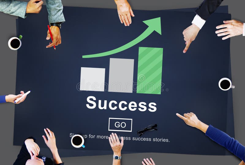 Success Mission Improvement Achievement Victory Concept Stock Image ...