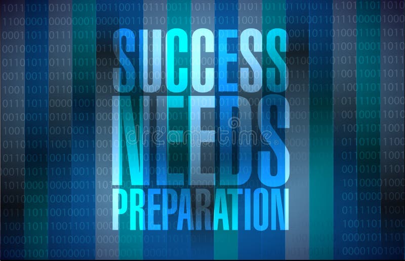 Message are You Ready Written on a Post. Stock Illustration ...