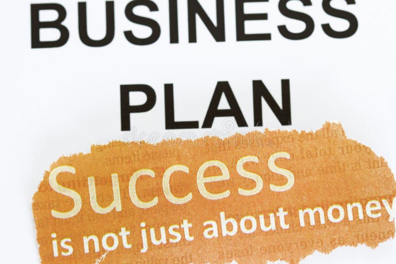 Success is Not Just about Money Stock Image - Image of reports, book ...