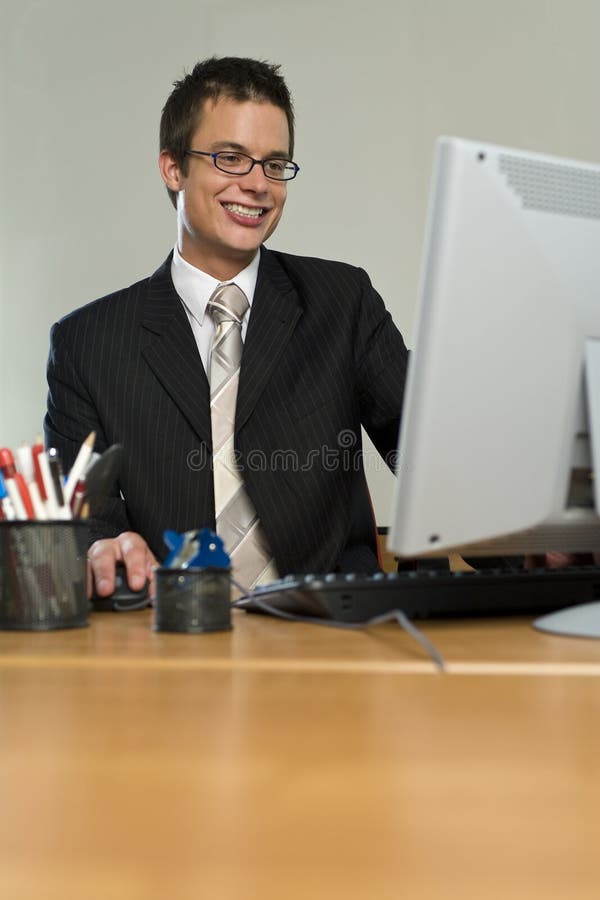 Success at the Office stock image. Image of portrait, executive - 4704677