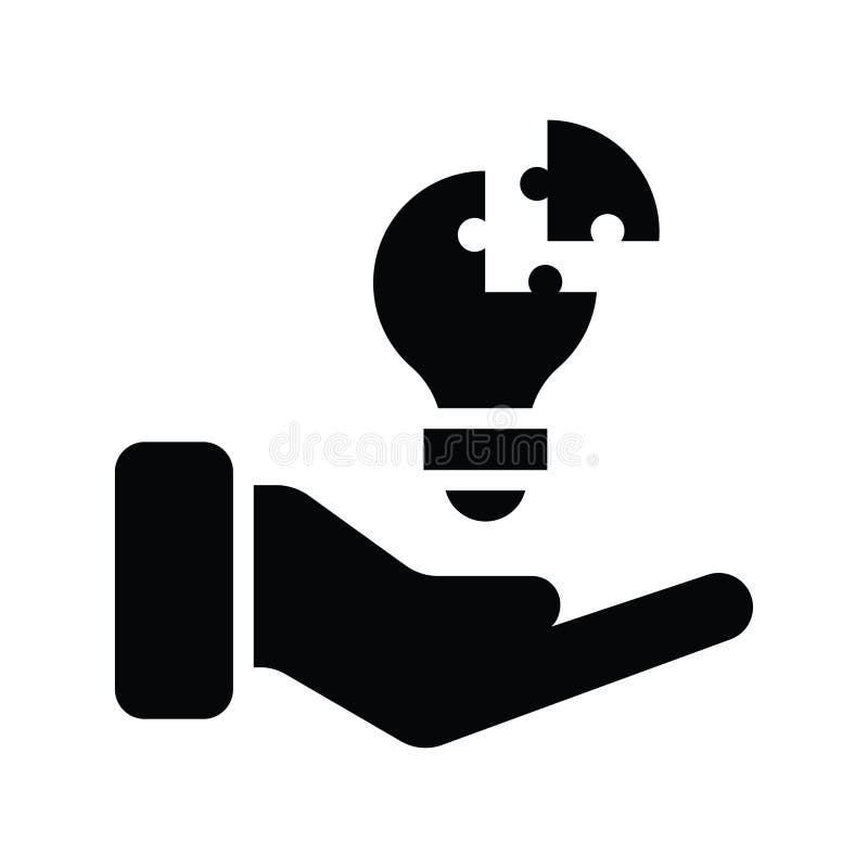 Solution Provider Vector Solid Icon Style Illustration. EPS 10 File ...