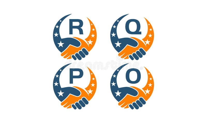 Success Partners Template Set Stock Vector - Illustration of ...