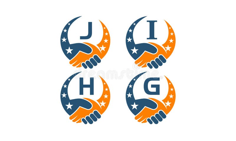 Success Partners Template Set Stock Vector - Illustration of icon, logo ...