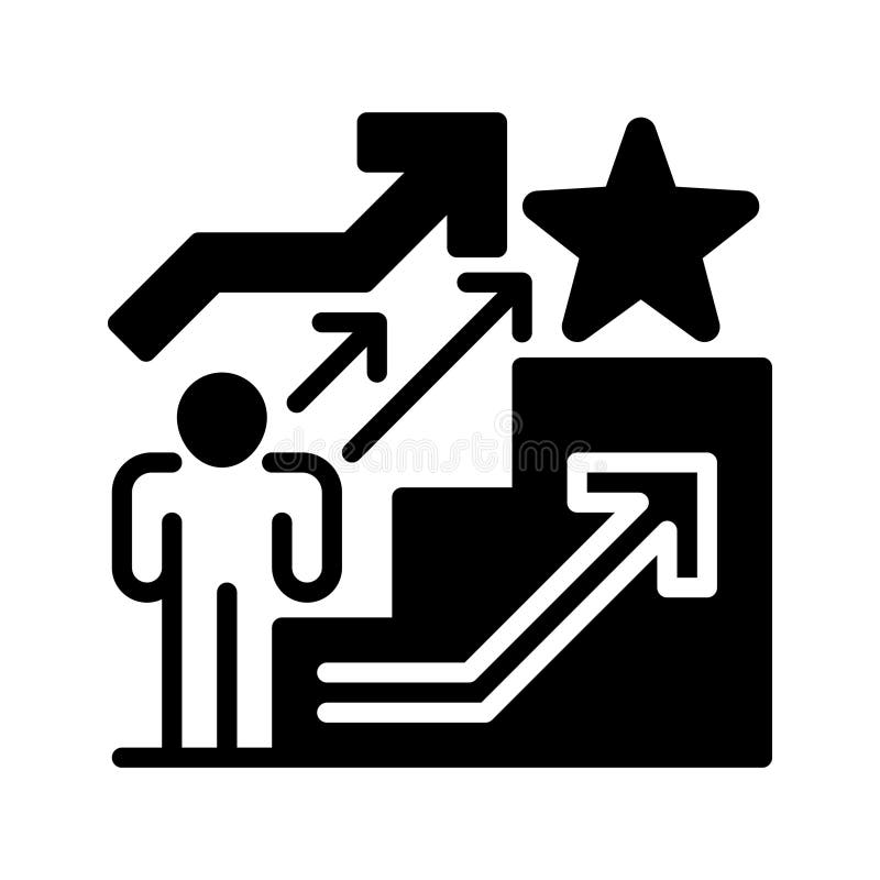 Success Path Line Icon. Universal Creative Premium Symbol. Vector Sign ...