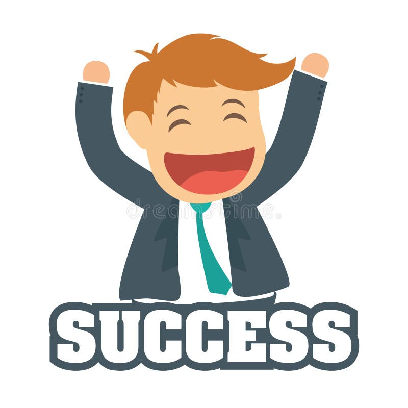 Success People Cartoon Design Stock Vector - Illustration of sunset ...