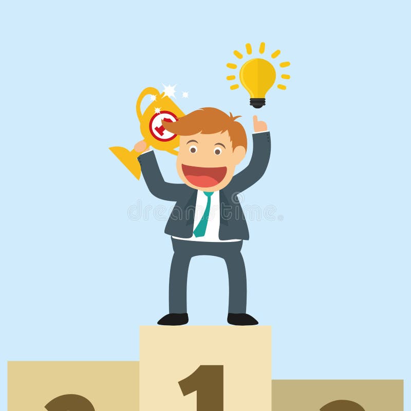 Success People Cartoon Design Stock Vector - Illustration of people ...