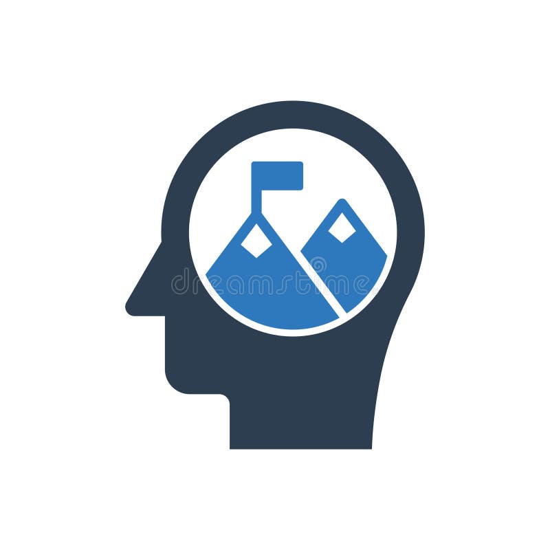 Success Plan Icon stock illustration. Illustration of human - 376041602