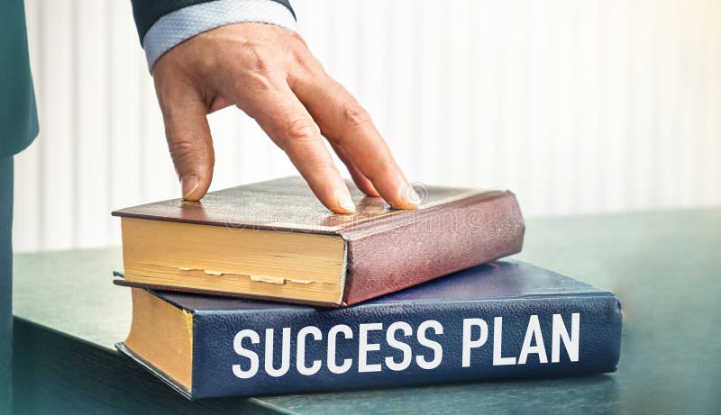 Success Plan Text on Notepad in Hands with Flowers and Calculator Stock ...