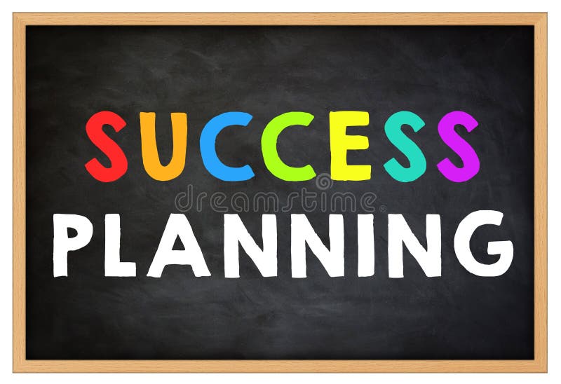 Success Planning - Typographical Gears Concept Stock Illustration ...