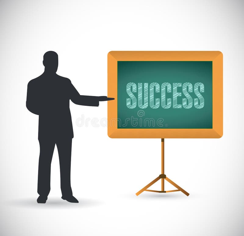 Success Presentation Concept Illustration Design Stock Illustration ...