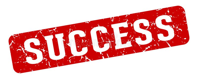 Success Rectangular Sign. Success Stamp Stock Vector - Illustration of ...