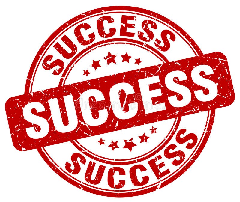 Success red grunge stamp stock vector. Illustration of isolated - 88266438
