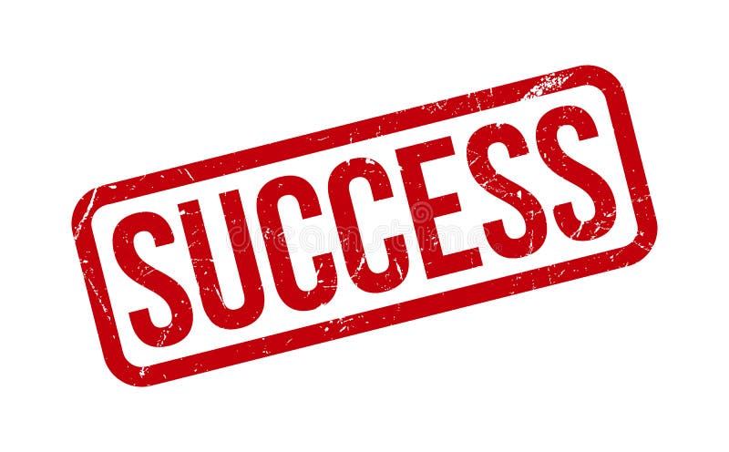 Success Rubber Stamp. Red Success Rubber Grunge Stamp Seal Vector ...