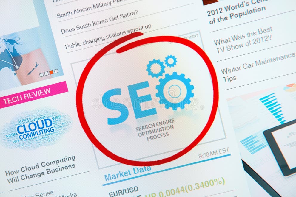 Success SEO Advertisement stock image. Image of advertise - 28495585