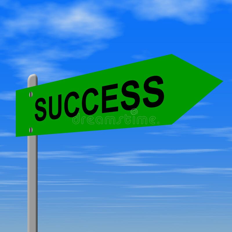 Success sign stock illustration. Illustration of clip, successful - 119467