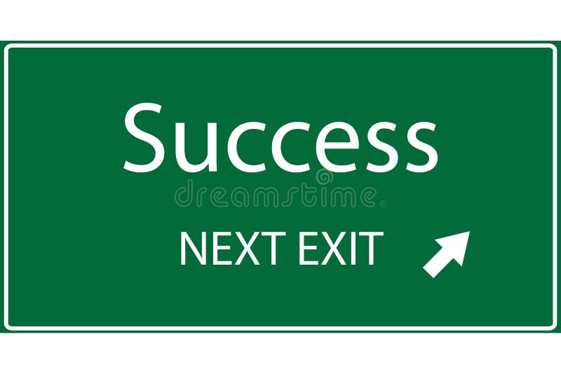 Success Sign stock vector. Illustration of support, direction - 14215131