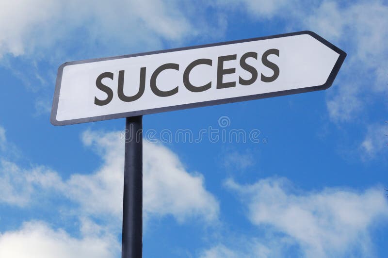 Corner of Happiness and Success Stock Photo - Image of sign, finance ...