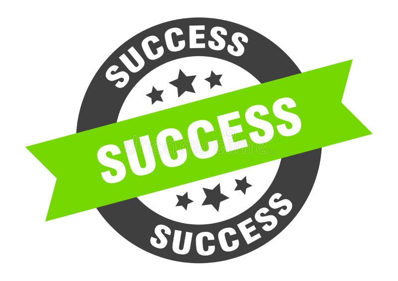 Success Sticker. Success Square Sign Stock Vector - Illustration of ...