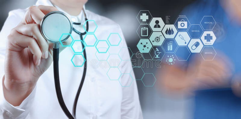 Success Smart Medical Doctor Working Stock Image - Image of doctor ...