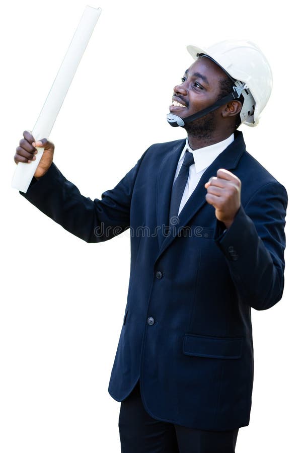 Success of Smile African Industrial Engineer Manager with Isoleted ...