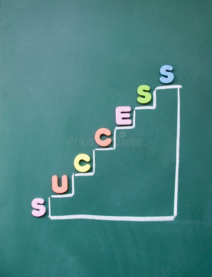 Success stairs stock image. Image of graph, abstract - 24033415