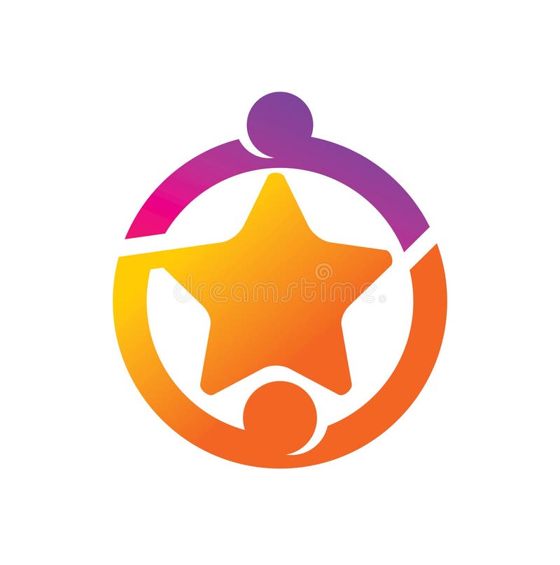 Success Star Logo Design Template Isolated Stock Vector - Illustration ...