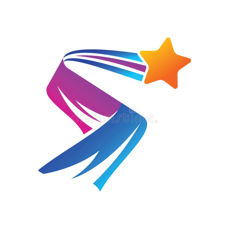 Success Star Logo Design Template Isolated Stock Vector - Illustration ...