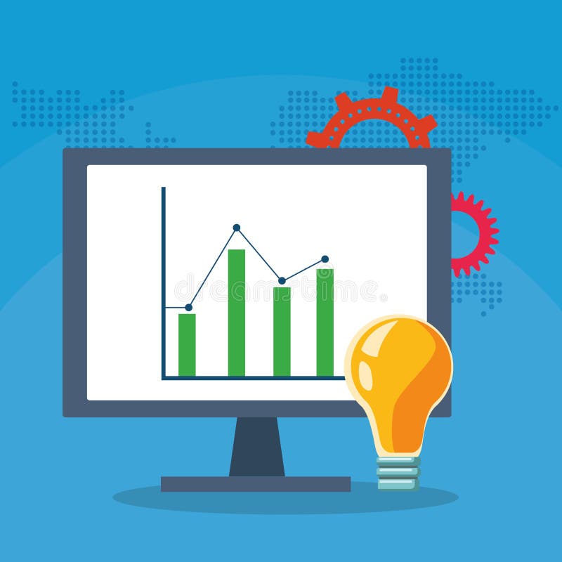 Success Start Up Business Computer Diagram Bulb Idea Gears Work Stock ... Success Start Up Business Computer Diagram Bulb Idea Gears Work Stock ...