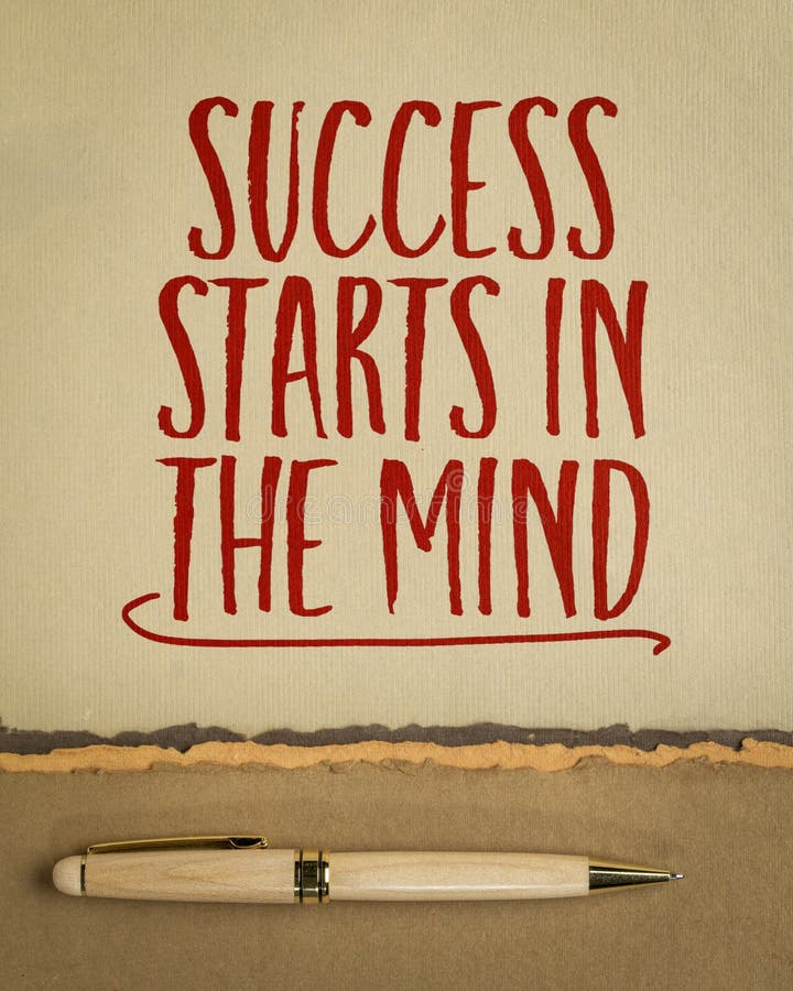 Success Starts in the Mind - Inspirational Poster, Personal Development ...