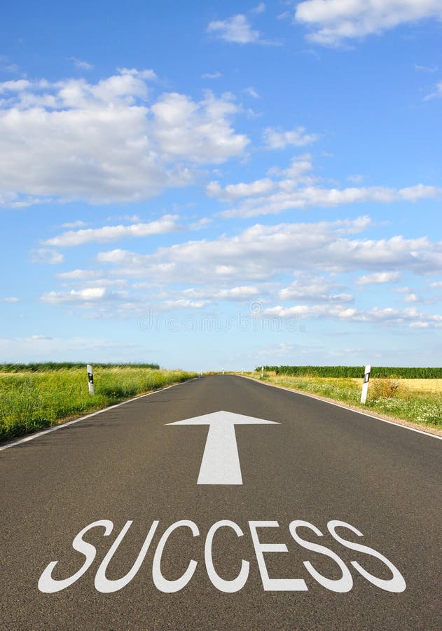 Success Street Sign stock image. Image of drive, profit - 4907815