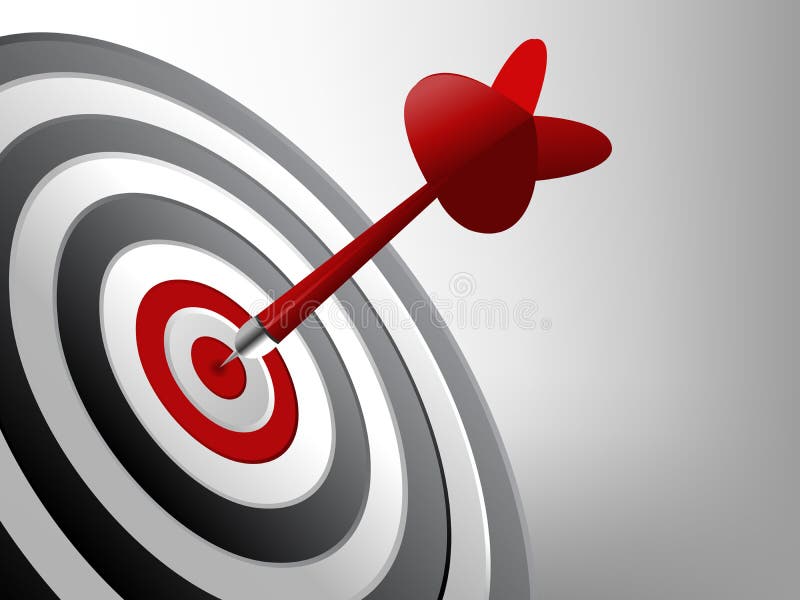 Chasing goal stock illustration. Illustration of objective - 24477341