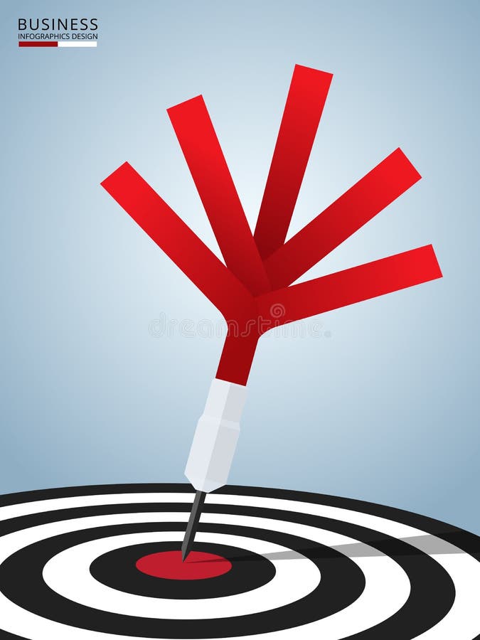 Success Target. Dart Target Success Business Concept Stock Vector ...