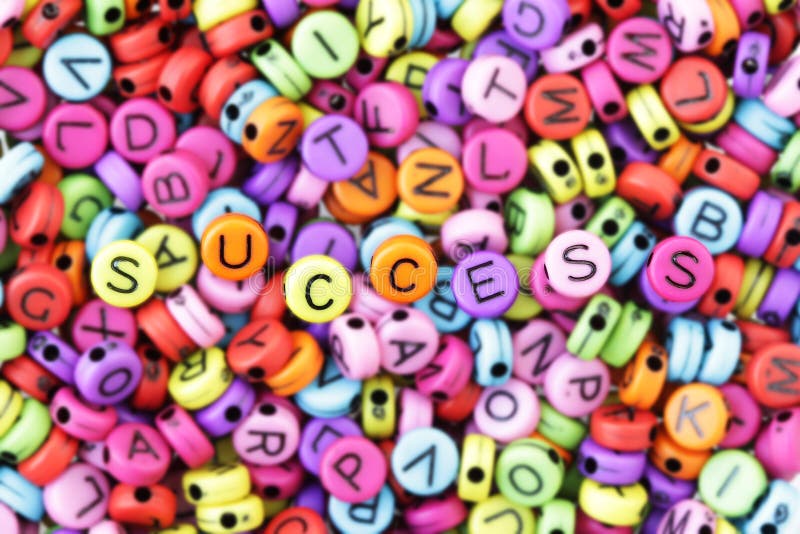 Success Text Beads, Seeking Success Stock Photo - Image of seeking ...