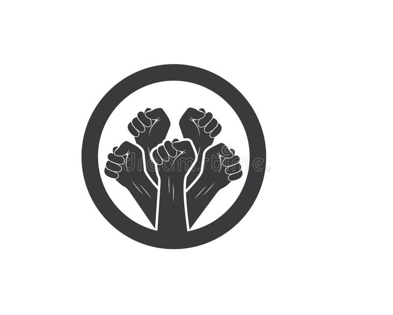 Success,togetherness Hand Icon Logo Vector Stock Vector - Illustration ...