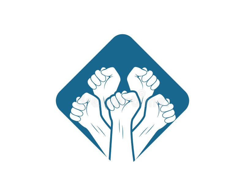 Success,togetherness Hand Icon Logo Vector Stock Vector - Illustration ...