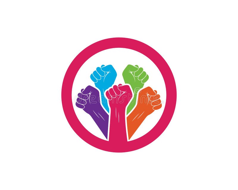 Success,togetherness Hand Icon Logo Vector Stock Vector - Illustration ...