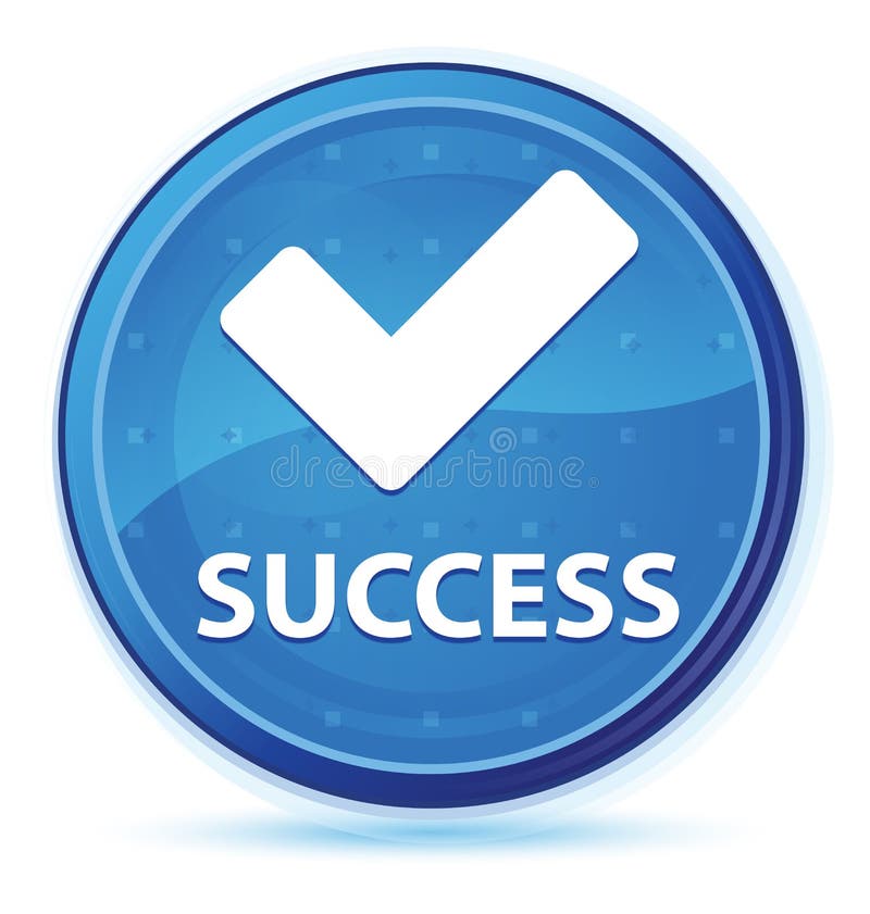 Success (validate Icon) Midnight Blue Prime Round Button Stock Vector ...