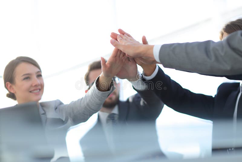 Success and Victory .the Concept of Teamwork Stock Image - Image of ...