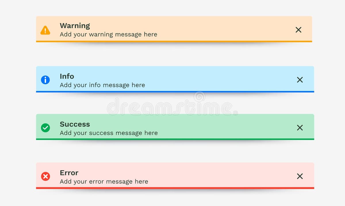 Toast Notification Stock Illustrations – 19 Toast Notification Stock ...