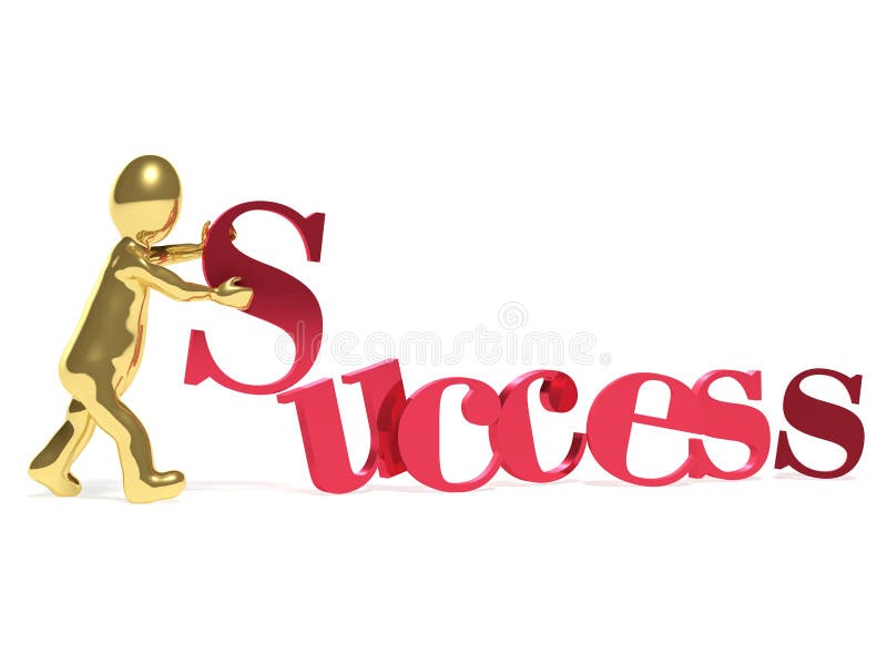 Success - Word Surrounded By Colorful Stars Stock Illustration ...