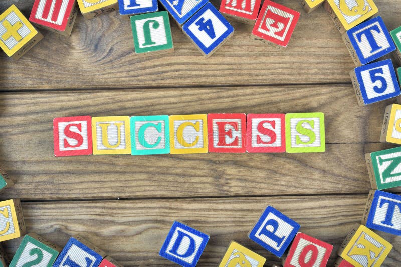 Success word stock photo. Image of background, education - 75085804