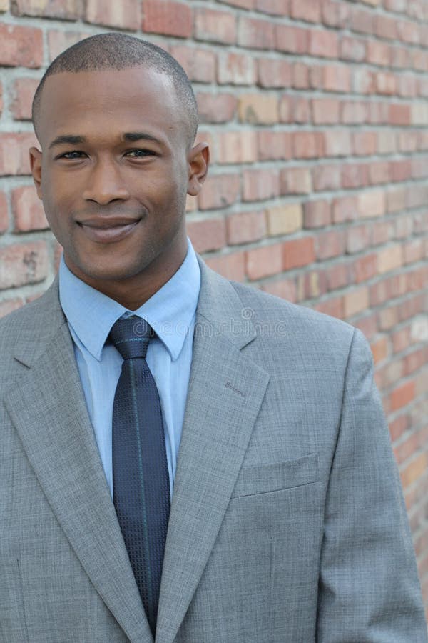 Successful African American Businessman Smiling Stock Photo - Image of ...