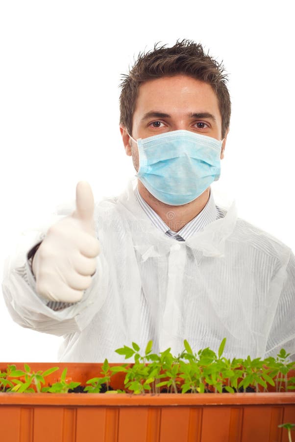 Agricultural Scientist Testing in Laboratory Stock Image - Image of ...