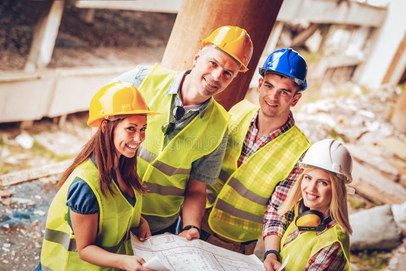 Successful Architects Team stock photo. Image of contractor - 112525060