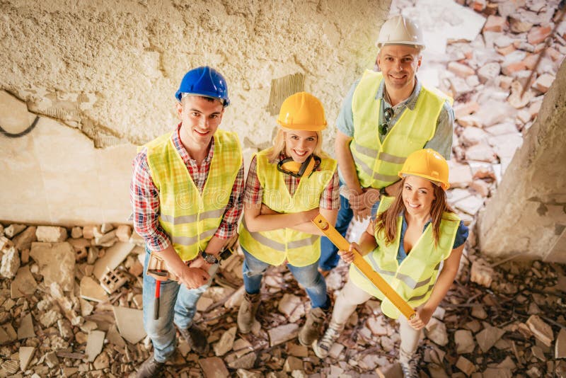 Successful Architects Team stock image. Image of occupation - 113671767