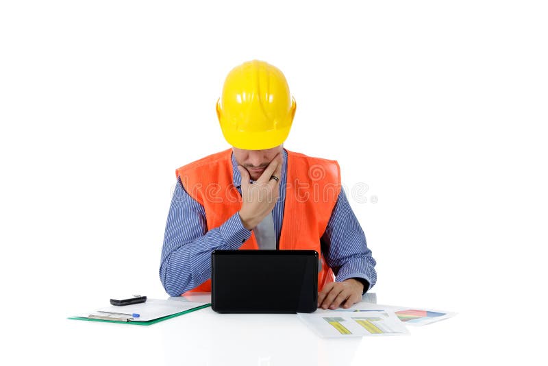 Successful Attractive Caucasian Man Architect Stock Photo - Image of ...