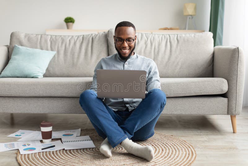 13,279 Black Man Using Computer Background Stock Photos - Free ...