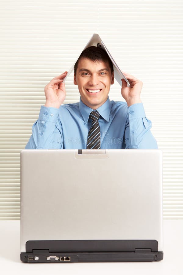 Successful boss stock image. Image of modern, cute, cheerful - 14815999